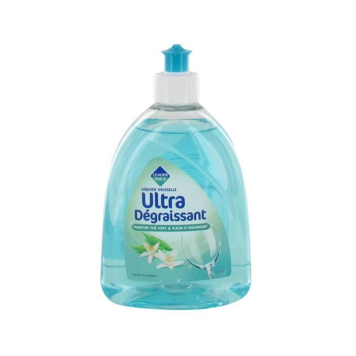 Liquide vaisselle ultra dégraissant parfum thé vert et fleur d'oranger ...