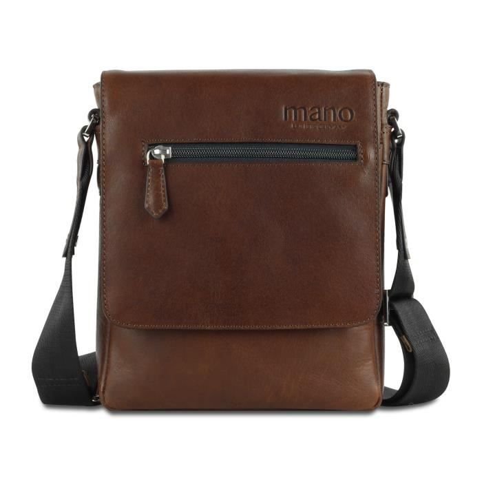 Mano Don Valentin Barney Crossover Bag Small S Brown [168766] - sac à ...