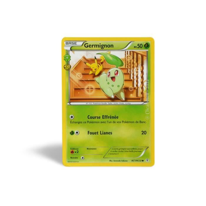 Carte Pokémon RC1 Germignon 50 PV Rayonnement NEUF FR - Cdiscount Jeux ...