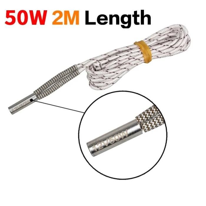 Cartouche chauffante pour imprimante 3D,12V-24V 50W 70W,tube chauffant ...