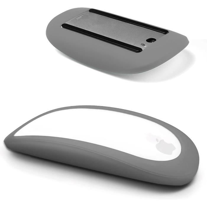 Coque En Silicone Pour Apple Magic Mouse 1 & 2, Anti-Chute, Anti-Poussière, Ultra Fine (Gris ...