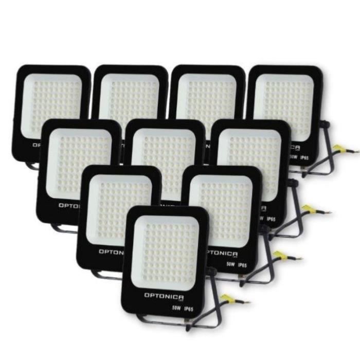Projecteur LED Extérieur SMD 50W IP65 Noir - SILUMEN - Cdiscount Maison