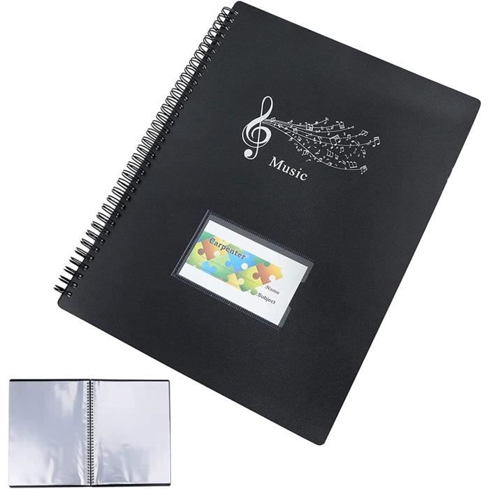 Dossier de Rangement,A4 Documents de Stockage de Chanson pour ...