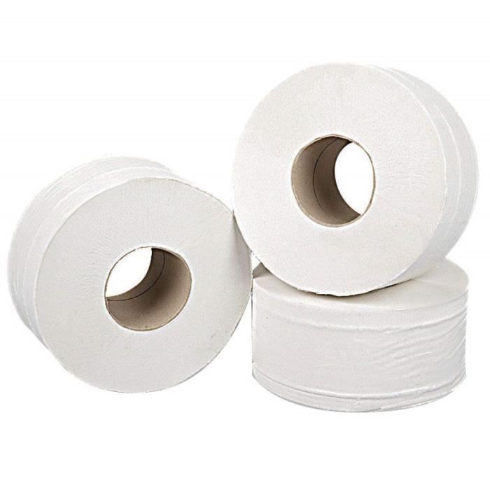 2travail j27200Mini Jumbo Rouleau de papier, 2plis, 92mm x 200m, blanc ...