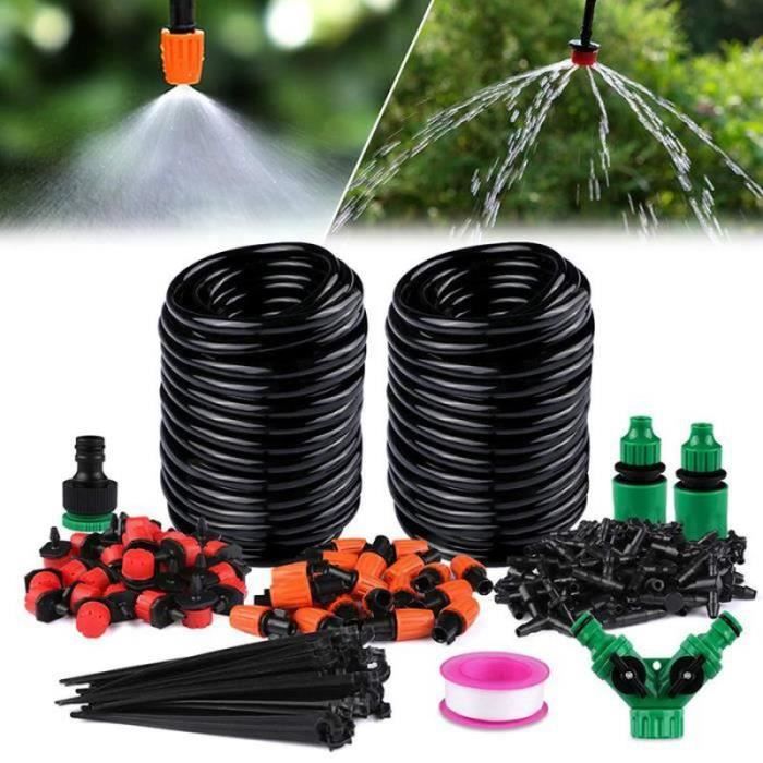 Kit d'irrigation micro goutte à goutte avec buse réglable goutteur d ...