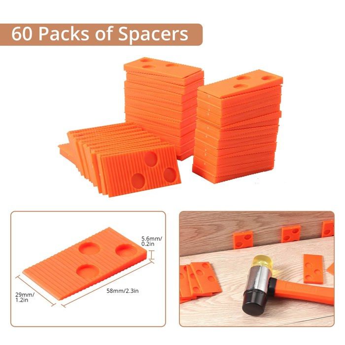 Kit d'installation stratifié - AIMOONSA - Kit complet - 60 cales ...