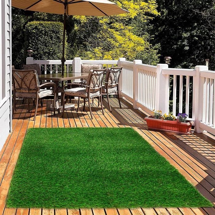 Tapis Plastique Pelouse Intérieur Et Extérieur Hauteur De 30Mm Gazon ...
