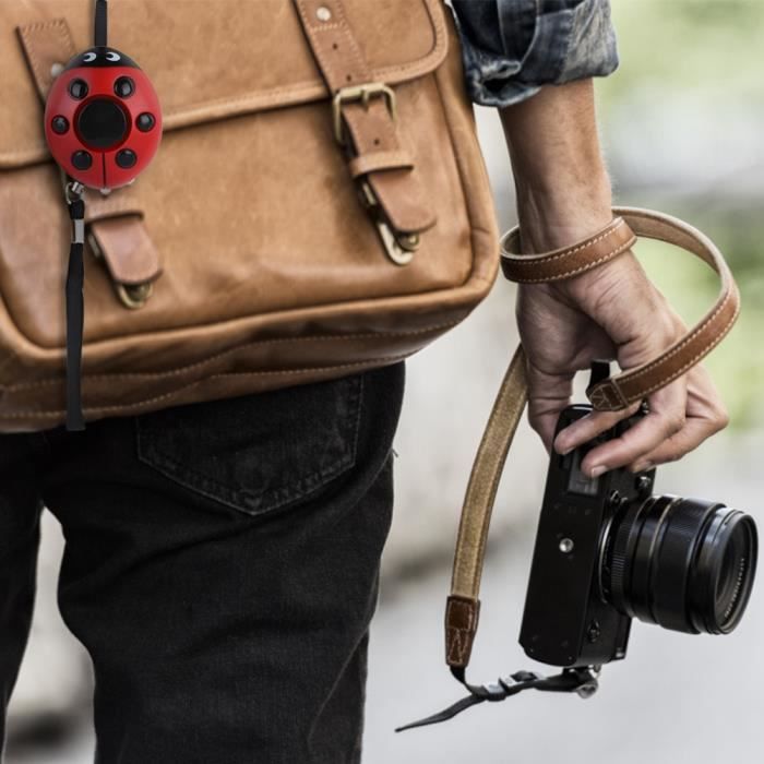 LON Alarme de sécurité personnelle, 120db Alarme de sécurité personnelle Portable Beetle ...