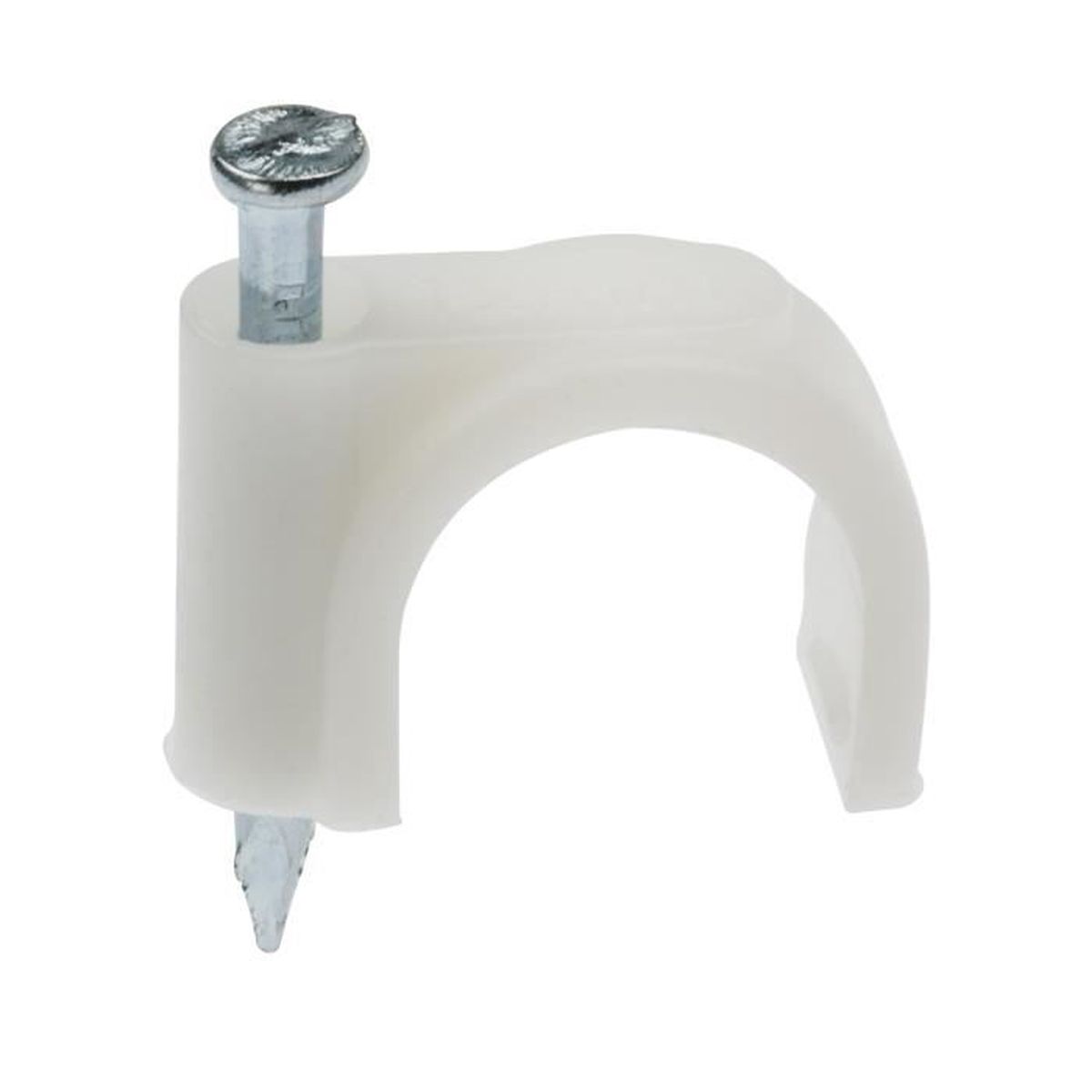 100 attaches plastiques pour cable electrique rondes Ø 10 mm ...