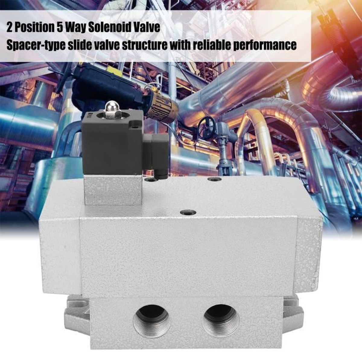 FOTABPYTI Électrovanne G3 / 4in K25DH-20 2 positions 5 voies ...