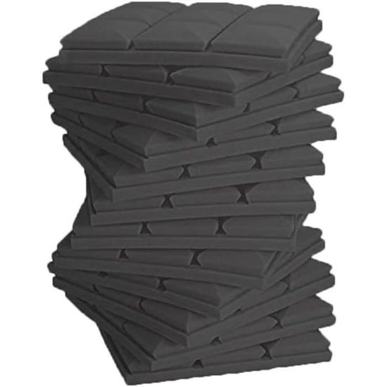 Mousse Acoustique, Noir-Bleu Panneau Absorbant Acoustique, Tapis De ...