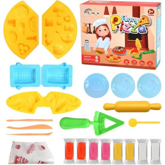 ®Ensemble de pâte à Modeler pour Fruits et légumes à Pizza, Comprenant ...