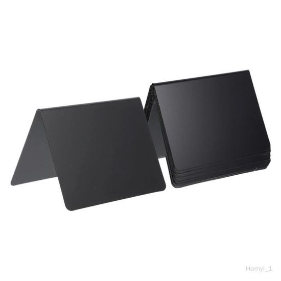 Lot de 12 mini tableaux noirs de table double face effaçables pour ...