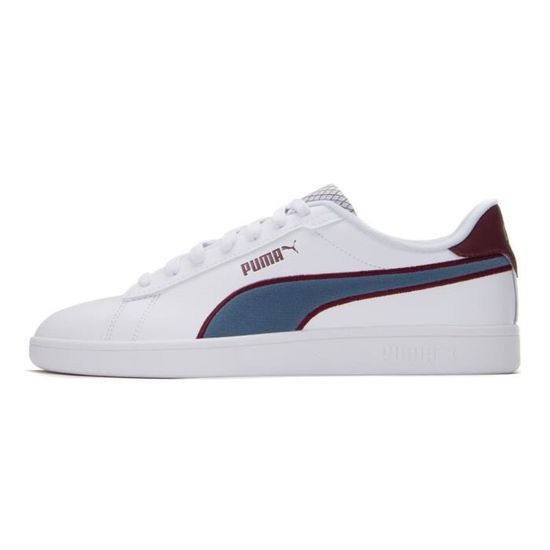 Chaussures PUMA Smash 30 Retro Prep Blanc - Homme/Adulte Blanc ...