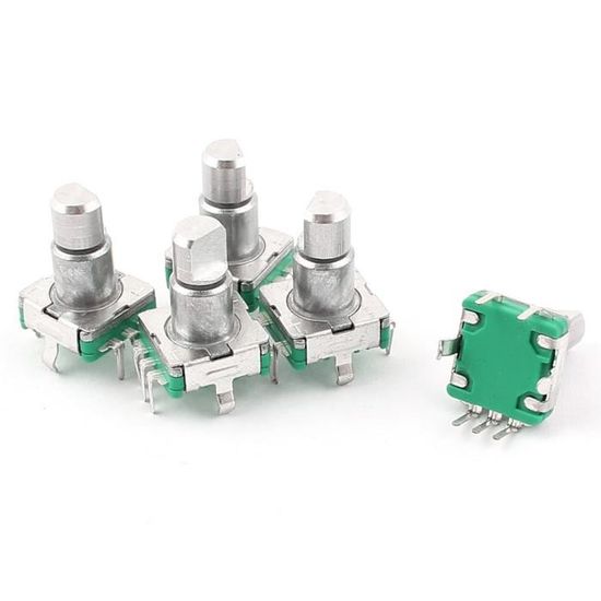 SOURCING MAP 5Pcs 6mm Rotary Encoder Push Button Switch Keyswitch ...