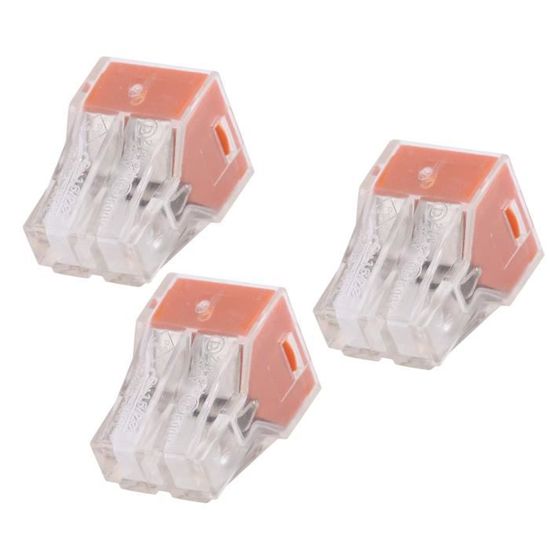 VBESTLIFE Terminal Bornier de connexion rapide PCT, fil dur et Flexible ...