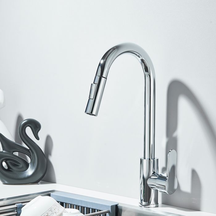 KOHLER Robinet D'évier De Cuisine à Bec Haut Fairfax Avec Poignées à
