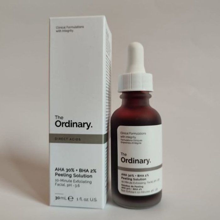The Ordinary Peeling Solution Exfoliant Doux Visage à l'ACV & AHA/BHA ...