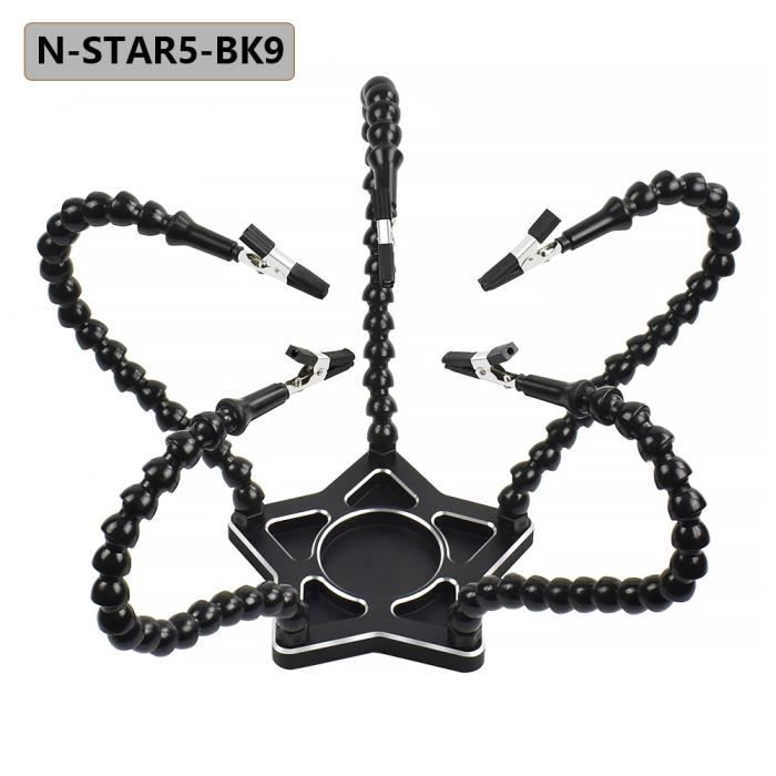 Support de soudage AIHONTAI - N-STAR5-BK9 - Loupe éclairée LED 3X - Bras flexibles - Station de ...