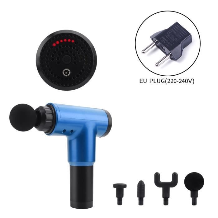 Blue EU Bouch - Pistolet de Massage musculaire, haute vitesse ...