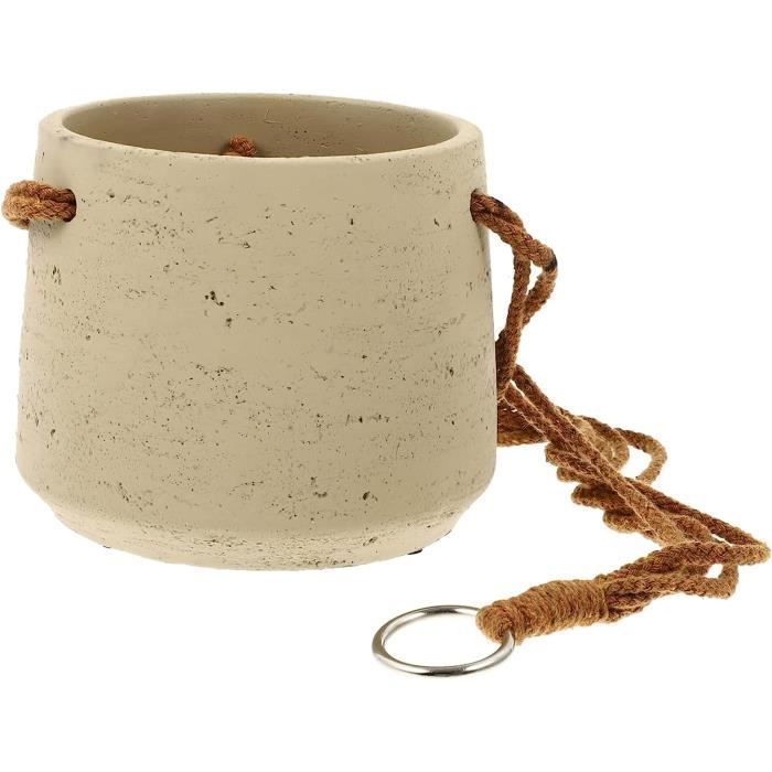 Pot De Fleur En Ciment Mural Vase Nordique Pots Suspendus Pot De Ciment ...