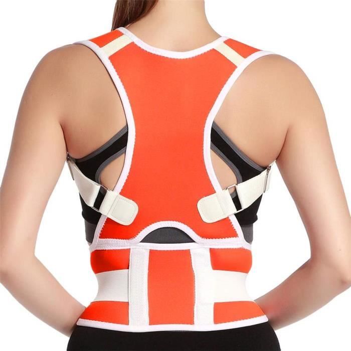 Bande Redresse Dos Réglable Posture Correcteur Epaule Support Dos Ceinture Dorsale Soutien ...