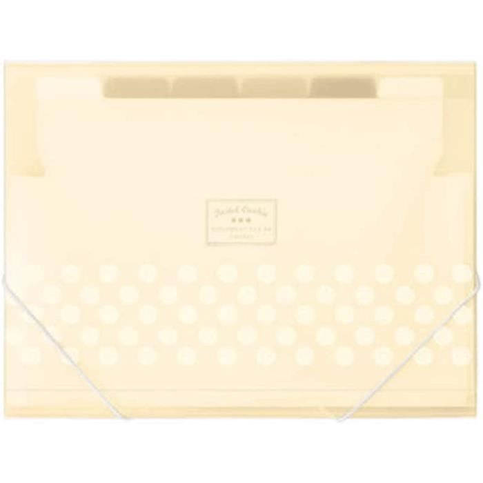 Chemises à élastique A4 A5 B5 D Sac de sac de dossier Sac à glissière ...