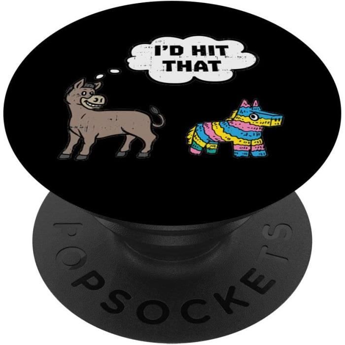 Donkey Id Hit That Pinata Funny Cinco De Mayo Mexican PopSockets ...