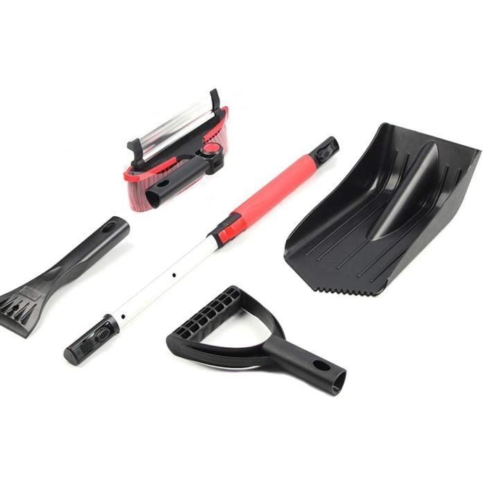 TBBA Kit De Pelle Neige 5 Pices Pelle Neige 4 en 1 avec Grattoir Glace ...