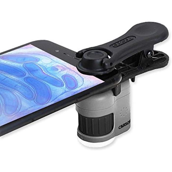 Micromini Microscope De Poche Très Puissant, Grossissement 20X, Avec ...