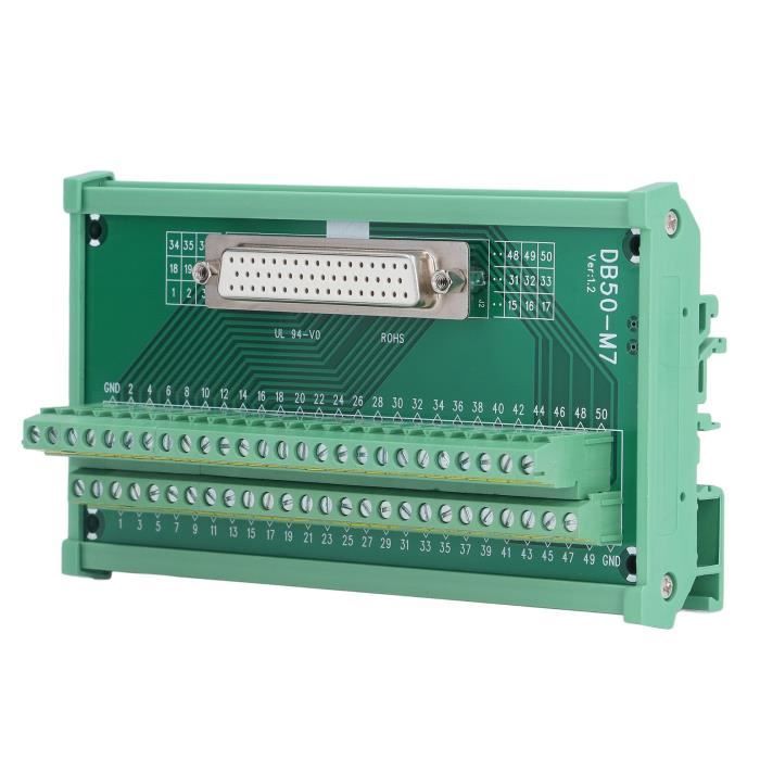Connecteur Db50 Vers Terminal Breakout Pcb Board, Db50 Vers Terminal ...