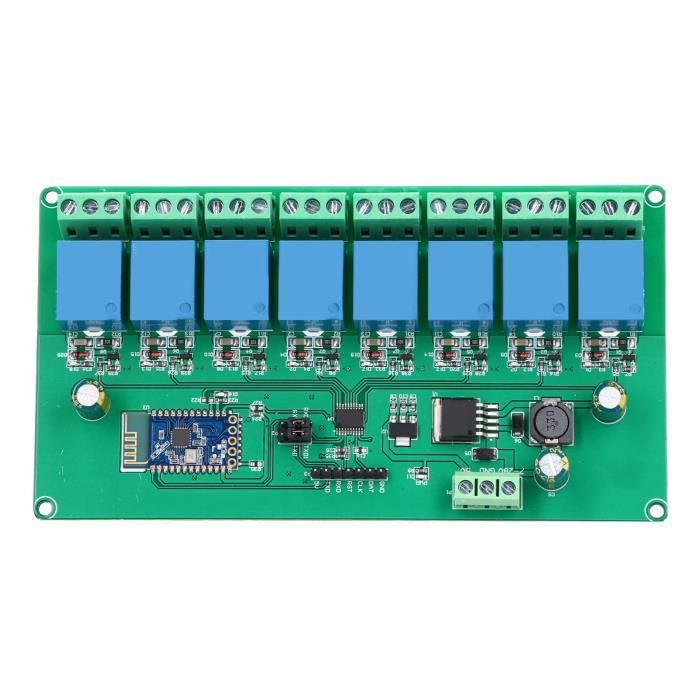 Module Relais - DIOCHE - 8 Canaux - Bluetooth - DC 7-28V/DC 5V ...