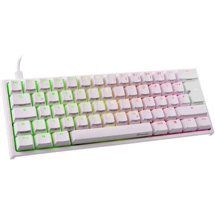 Ducky One 2 Mini Clavier USB Blanc - Cdiscount Informatique
