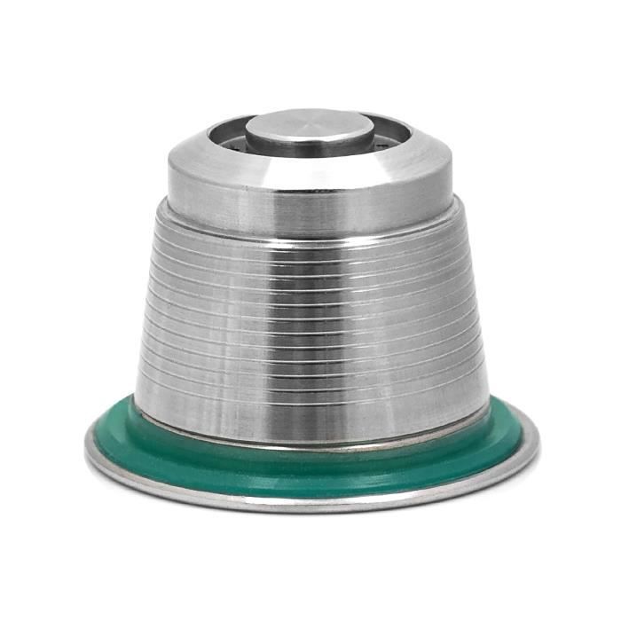 Nouvelle capsule réutilisable en métal d'acier inoxydable réutilisable ...