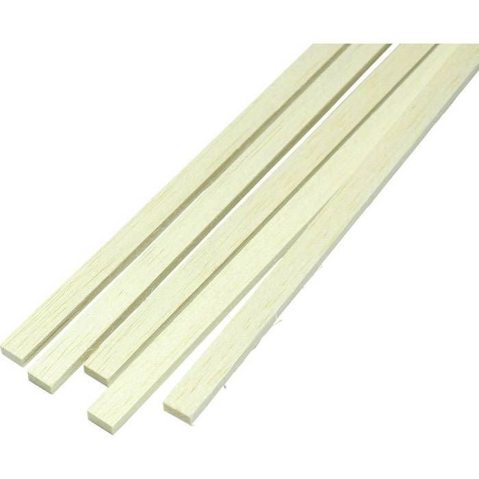 Baguette en balsa - PICHLER - C9652 - (L x l x H) 1000 x 10.0 x 10.0 mm ...