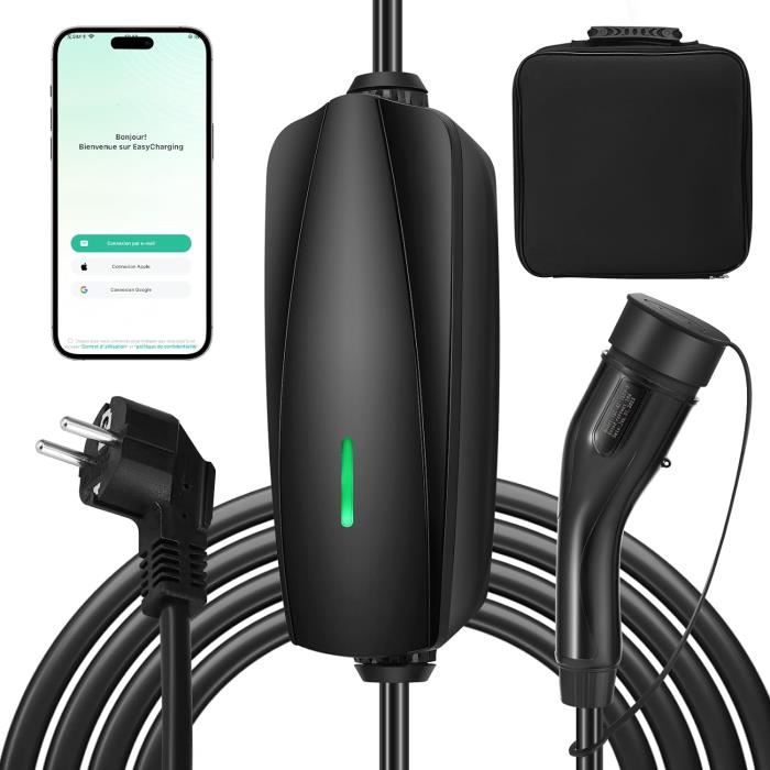Chargeur Voiture Electrique App Contôle 6M Schuko, 6-16Aev Chargeur ...