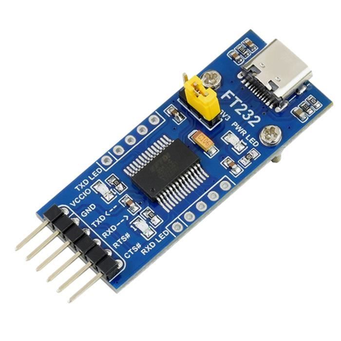Waveshare FT232 Carte Type C à UART (TTL) Module de Carte D'Extension ...