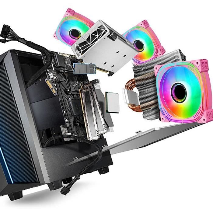 Ventilateur De Boîtier Argb 120 Mm | Ventilateurs De Boîtier De ...