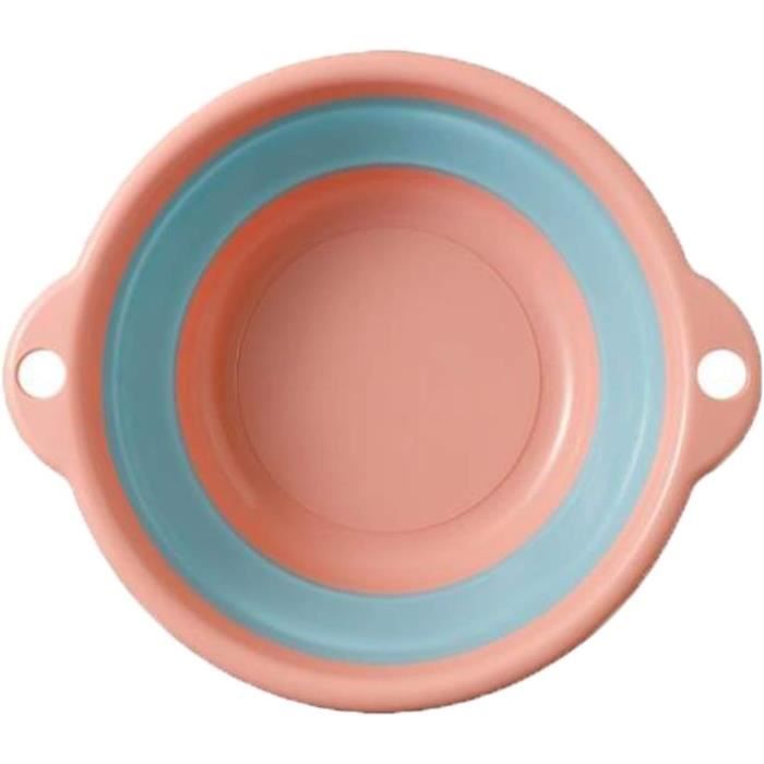 Bassin Pliable - TRAHOO - Portable en Plastique Pliable - Rose - Idéal ...