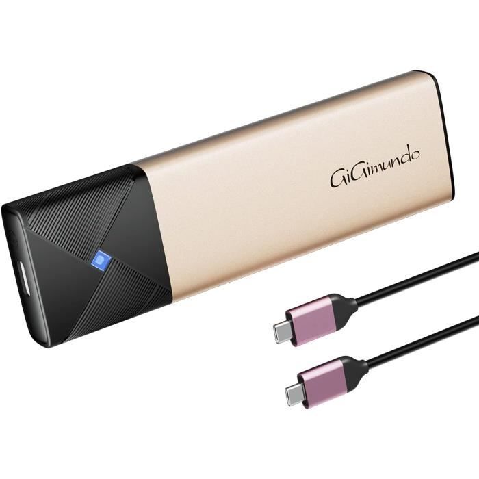 Boîtier M.2 Ssd Nvme Usb 3.2 Gen 2 10 Gbps Aluminium Adaptateur Nvme ...