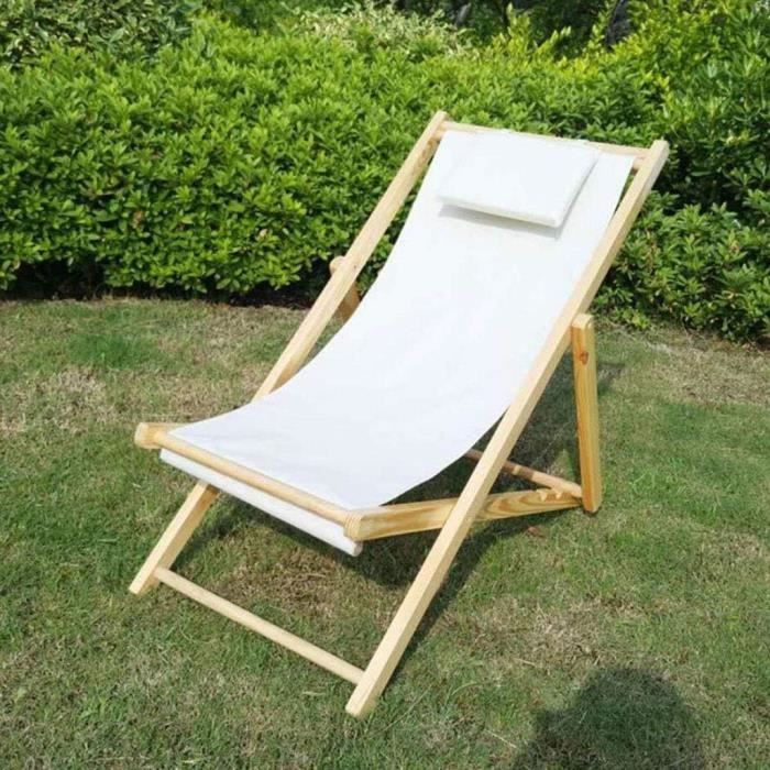 Transat Chaise Jardin Fauteuil Jardin Bain De Soleil Fauteuil De Plage ...