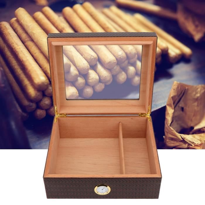 Vvikizy Cave à cigares Boîte à cigares élégante en bois de cèdre avec ...