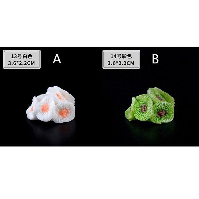 FOND DE DECOR,a12-Colour A B--Corail artificiel coloré en résine pour l ...