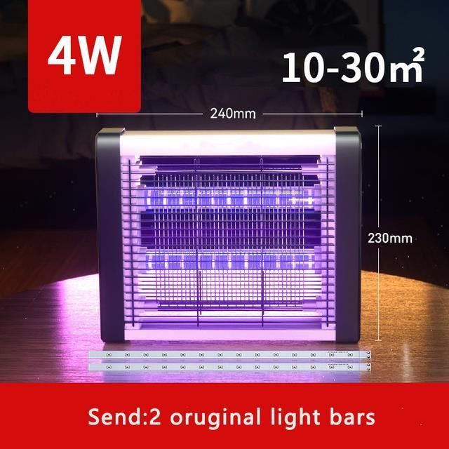 LAMPE ANTI-INSECTE,4W-2W-60W--Lampe Anti-moustiques, Anti-radiation ...