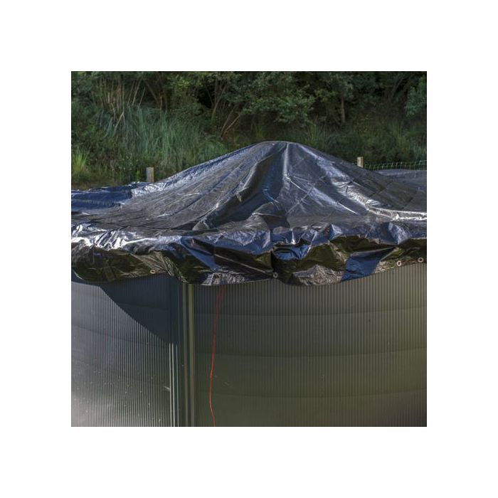 Coussin gonflable - GRE - Bâche hiver - PVC - 116x112 cm dégonflé ...