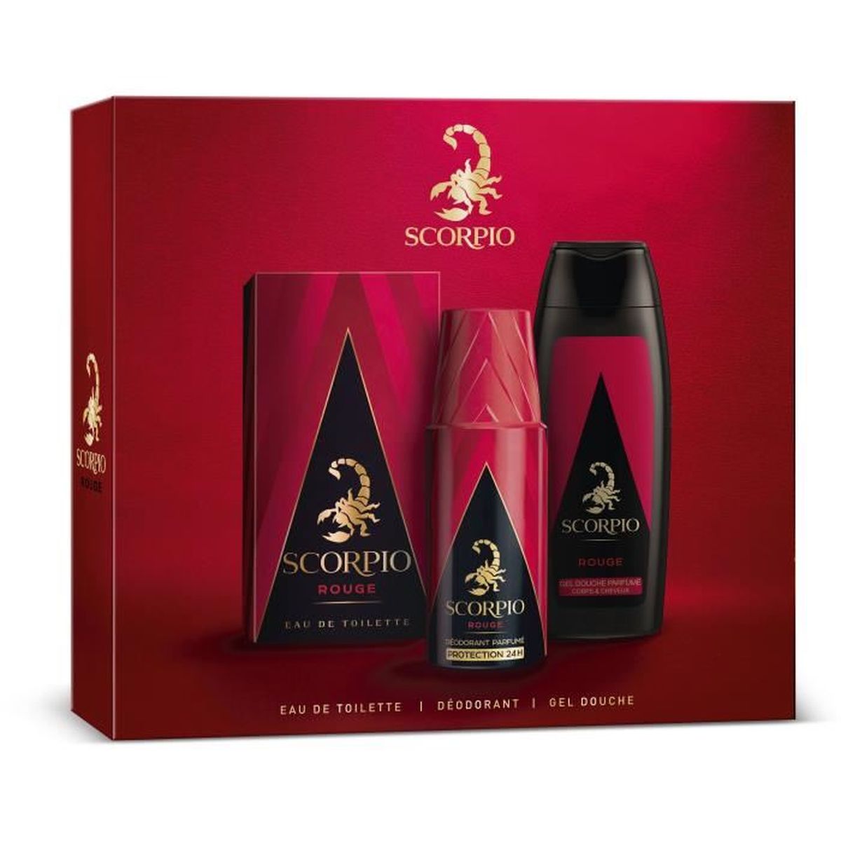 SCORPIO Coffret Rouge Eau de Toilette 75 ml + Déodorant Atomiseur 150 ...