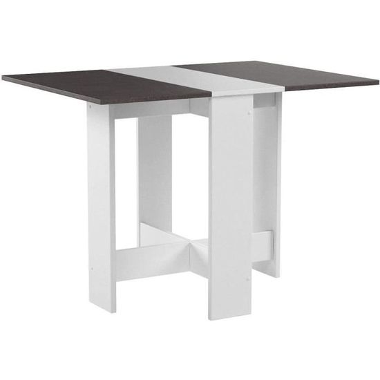Papillon, Table Pliante Avec 2 Abattants, En Panneaux De Particules ...