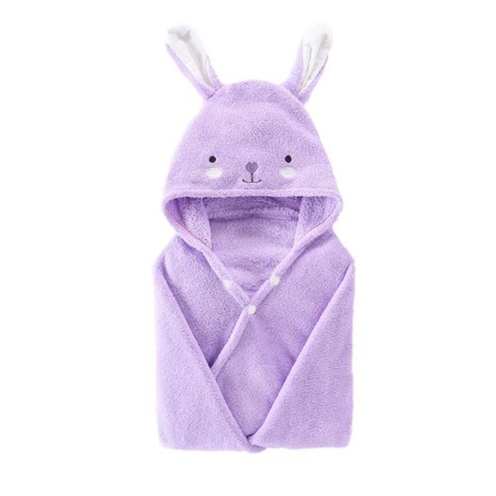 Peignoir de Bain Bébé à Capuche,Sortie de Bain Bébé Mignonne Visage ...