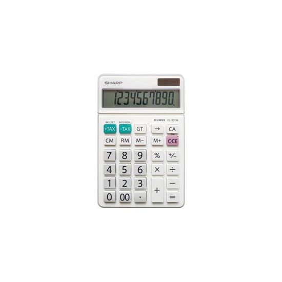 Calculatrice financière Sharp SH-EL331WB Blanc - Cdiscount Beaux-Arts ...