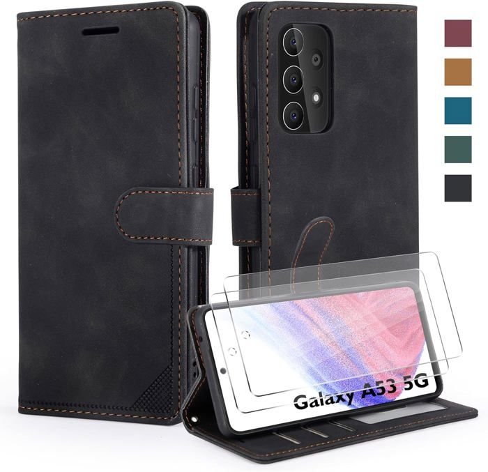 Étui de protection pour téléphone portable Samsung Galaxy A53 5G avec 2 ...